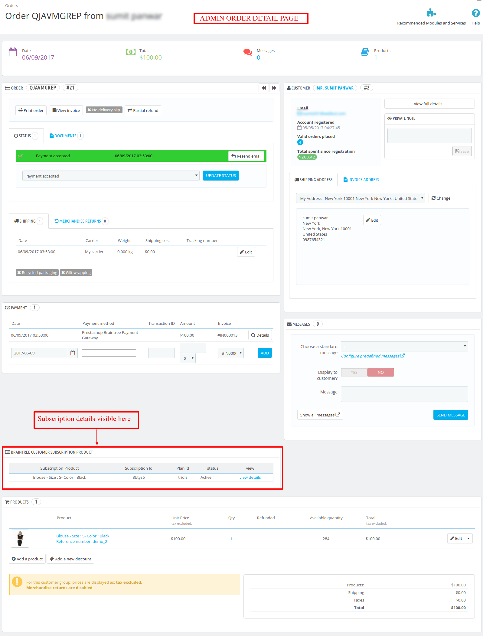 Prestashop Braintree Payment | Braintree Payment Extension