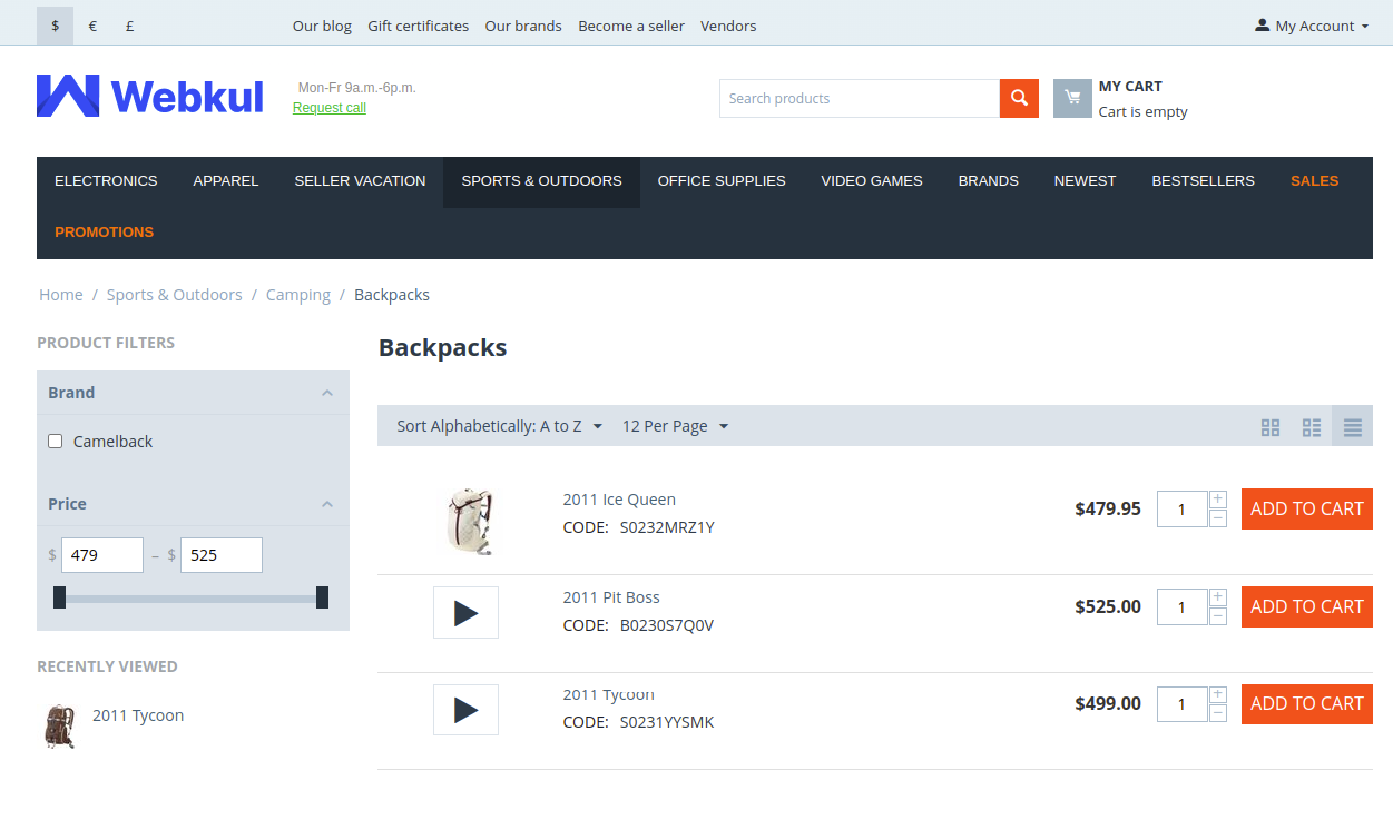 CS-Cart Product Video Tab