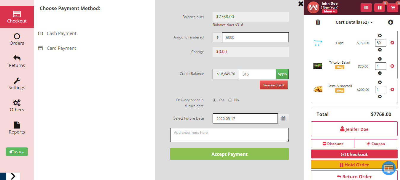 OpenCart Point of Sale (POS) System | Retail Point of Sale Extension