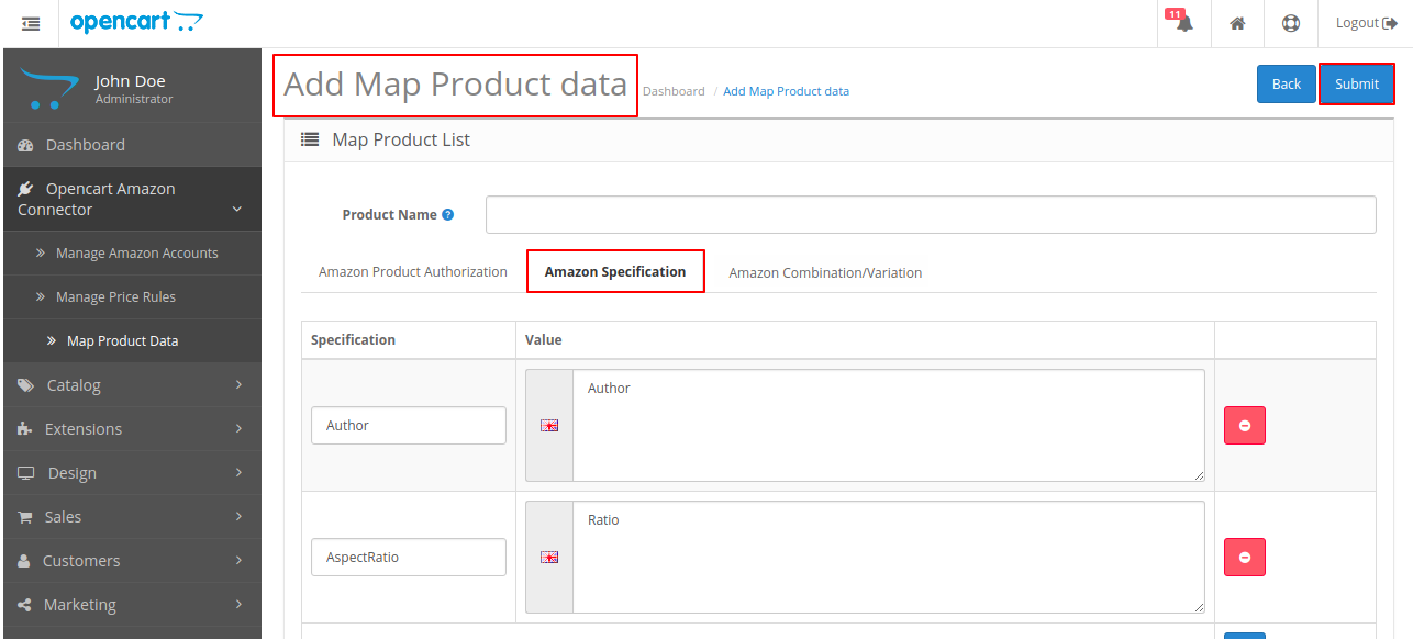 Opencart Amazon Connector | Multi-Channel Amazon Integration