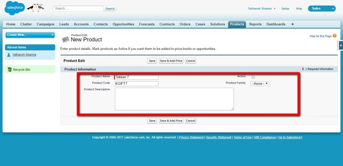 How to write a Basic Trigger in Apex Salesforce for Insert and Update
