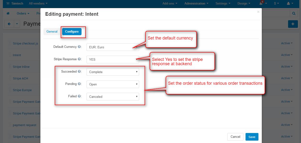 CS-Cart Stripe Payment Gateway | Sofort, Giropay, Bancontact Payment