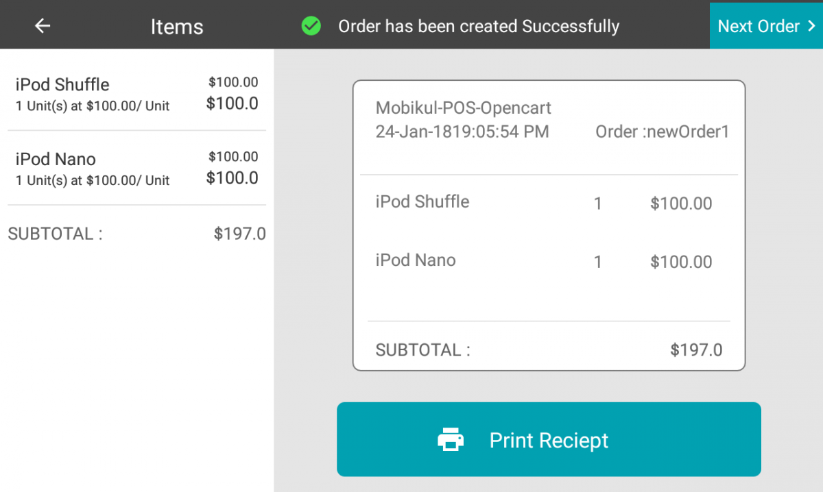 Opencart Android POS | Flutter Retail Point of sale Module