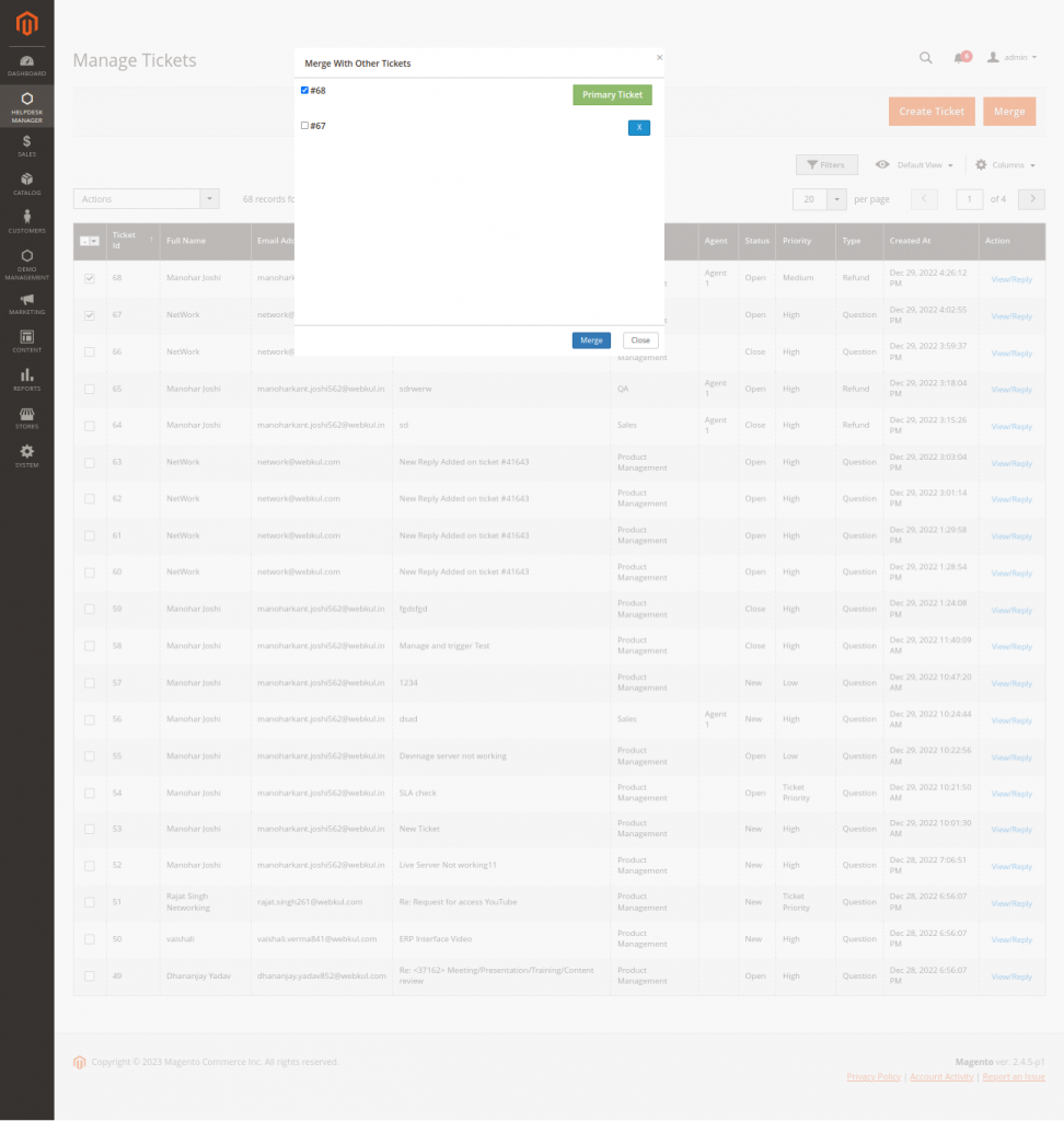 Magento 2 HelpDesk Extension | Customer Support Ticket Module