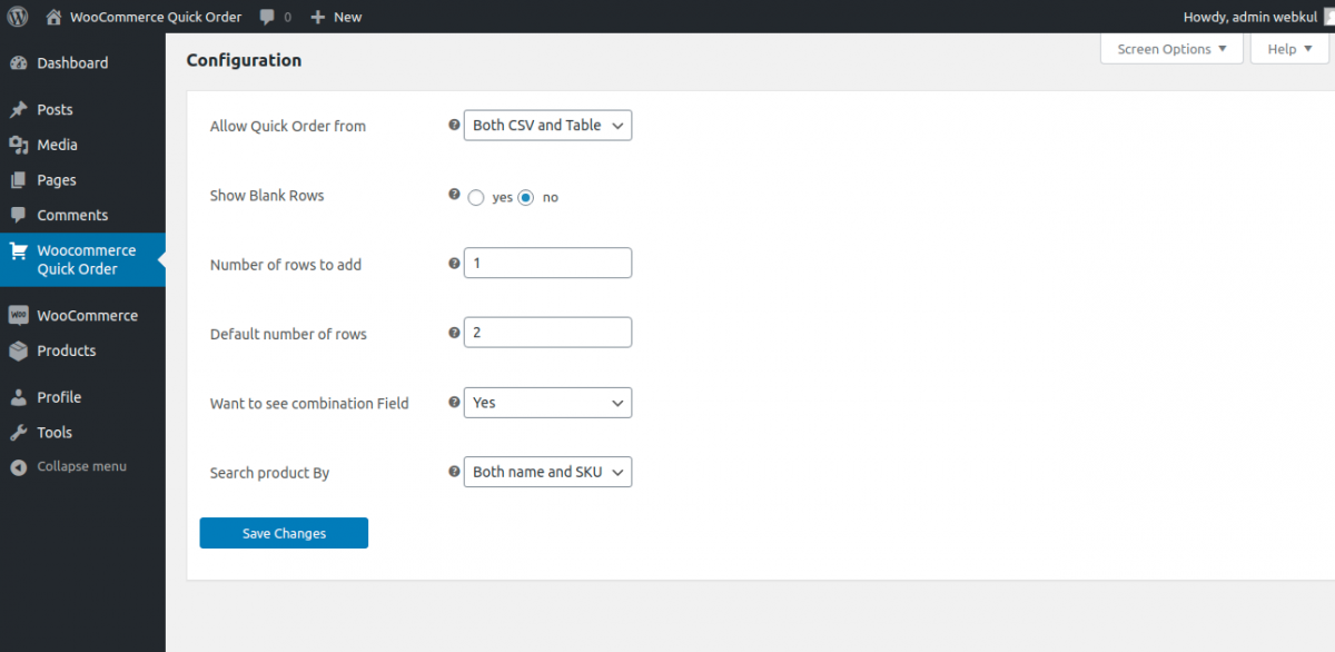 Quick Order for WooCommerce [User Guide]