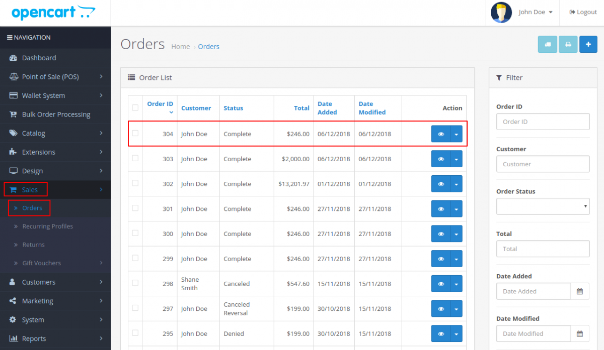 Opencart Product Delivery Status | Order Tracking Extension