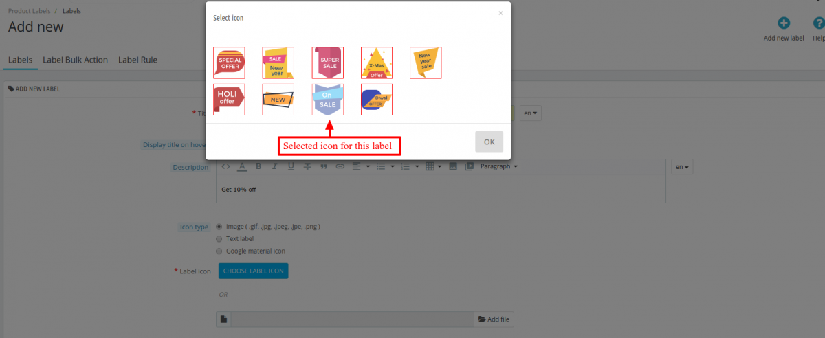 Prestashop Product Label | Product Badge | Product Sticker