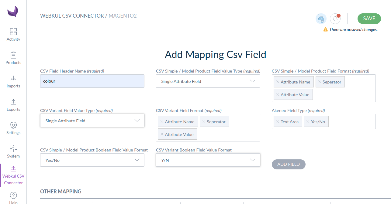 Akeneo CSV Export Module | PIM Customized Data Extension