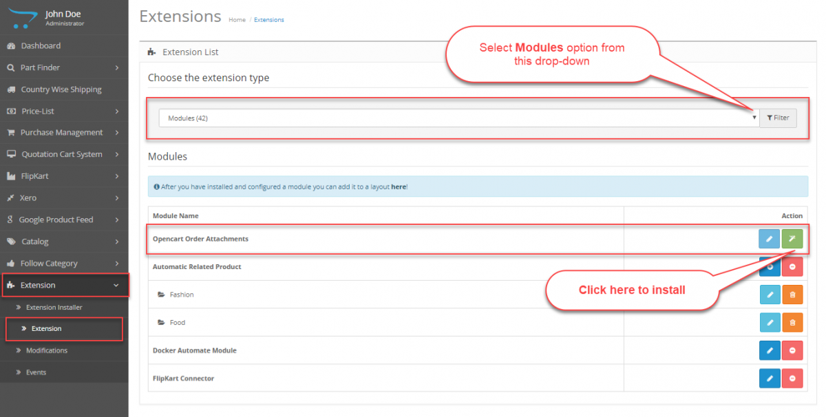 Opencart Order Attachment Extension | Checkout File Upload Module