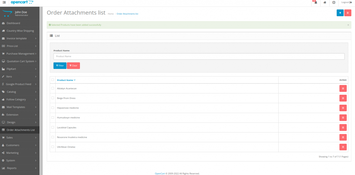 Opencart Order Attachment Extension | Checkout File Upload Module