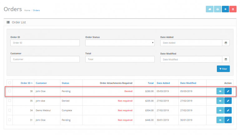 Opencart Order Attachment Extension | Checkout File Upload Module