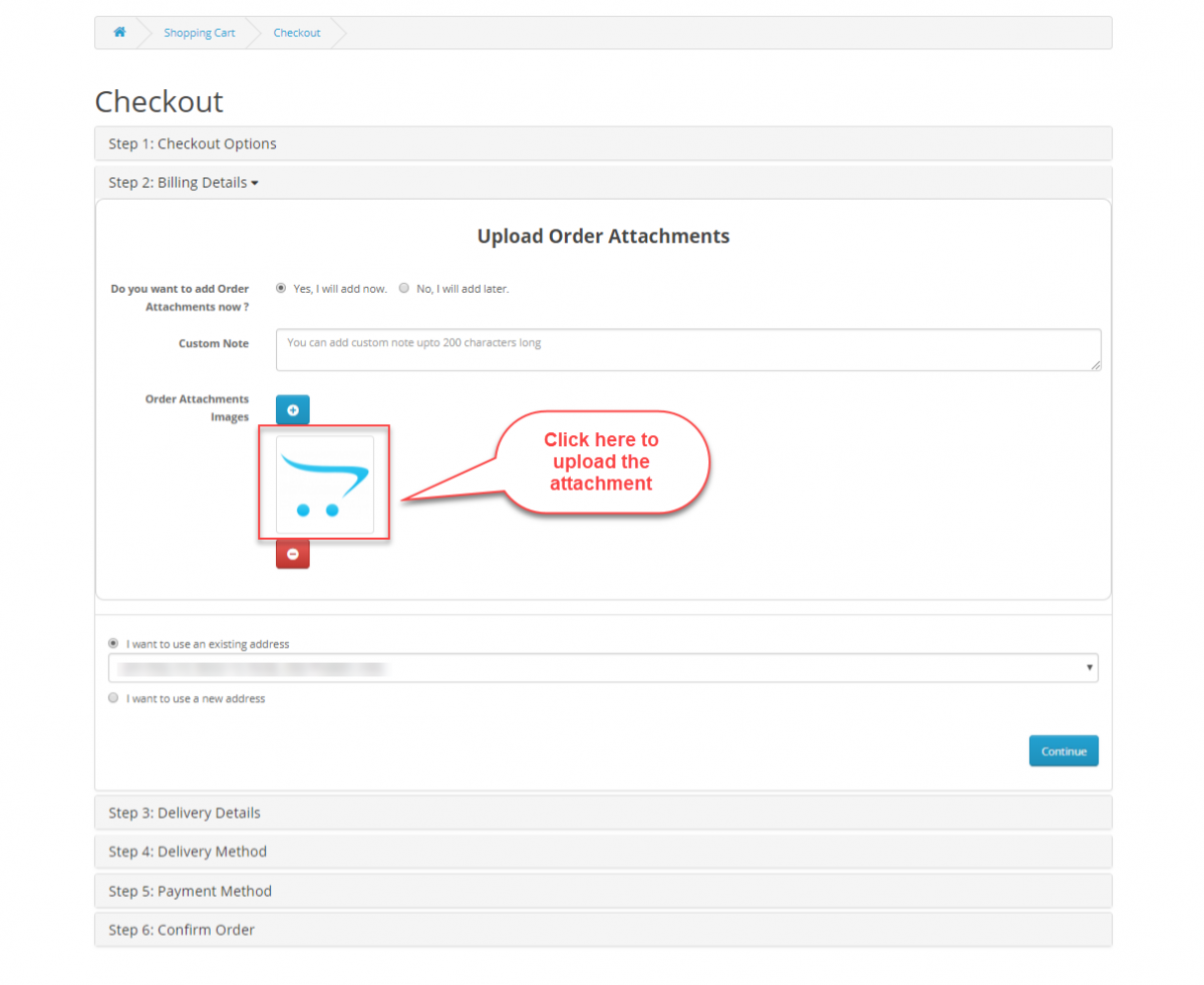 Opencart Order Attachment Extension | Checkout File Upload Module