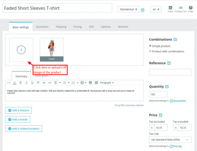 PrestaShop GIF Image Upload | Add animated GIF Images