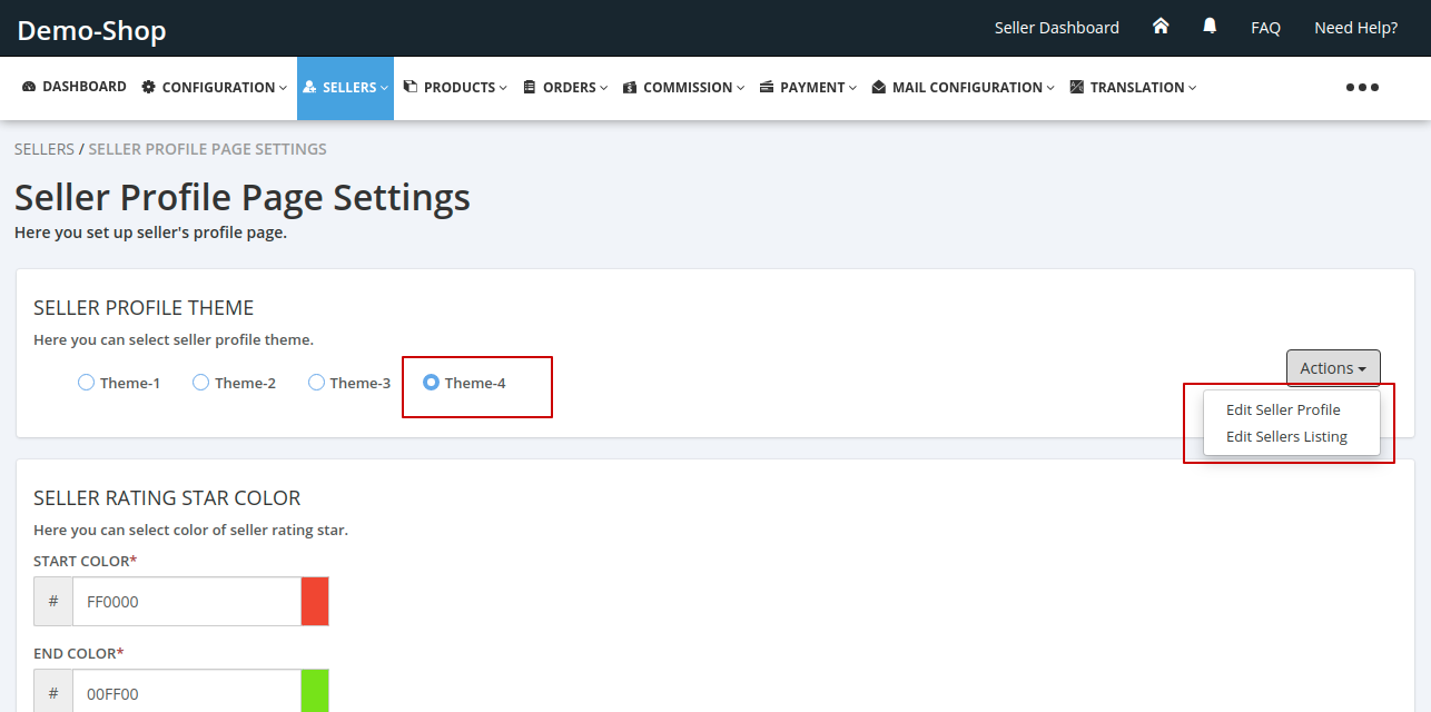 Shopify Multivendor Marketplace Seller Profile Page Settings