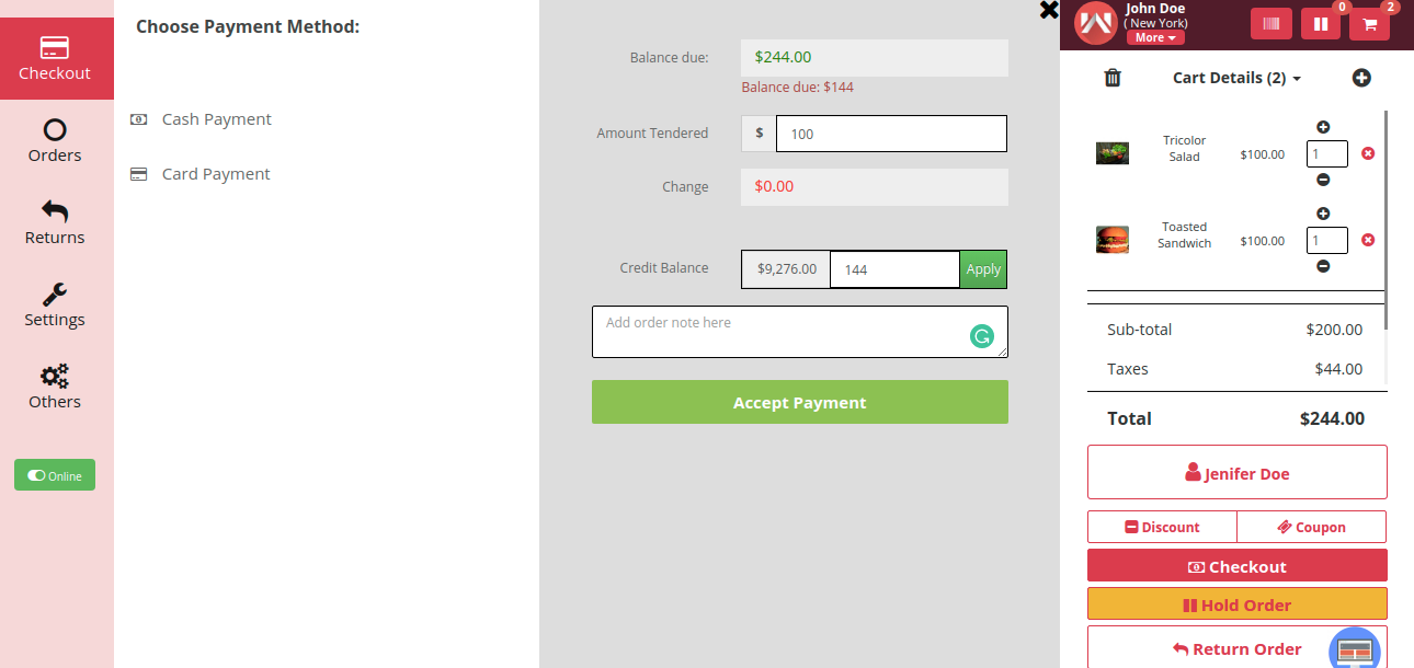 OpenCart Point of Sale (POS) System | Retail Point of Sale Extension