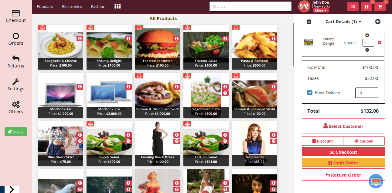 OpenCart Point of Sale (POS) System | Retail Point of Sale Extension