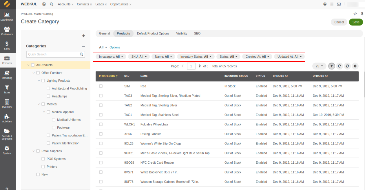 Master Catalog in OroCommerce