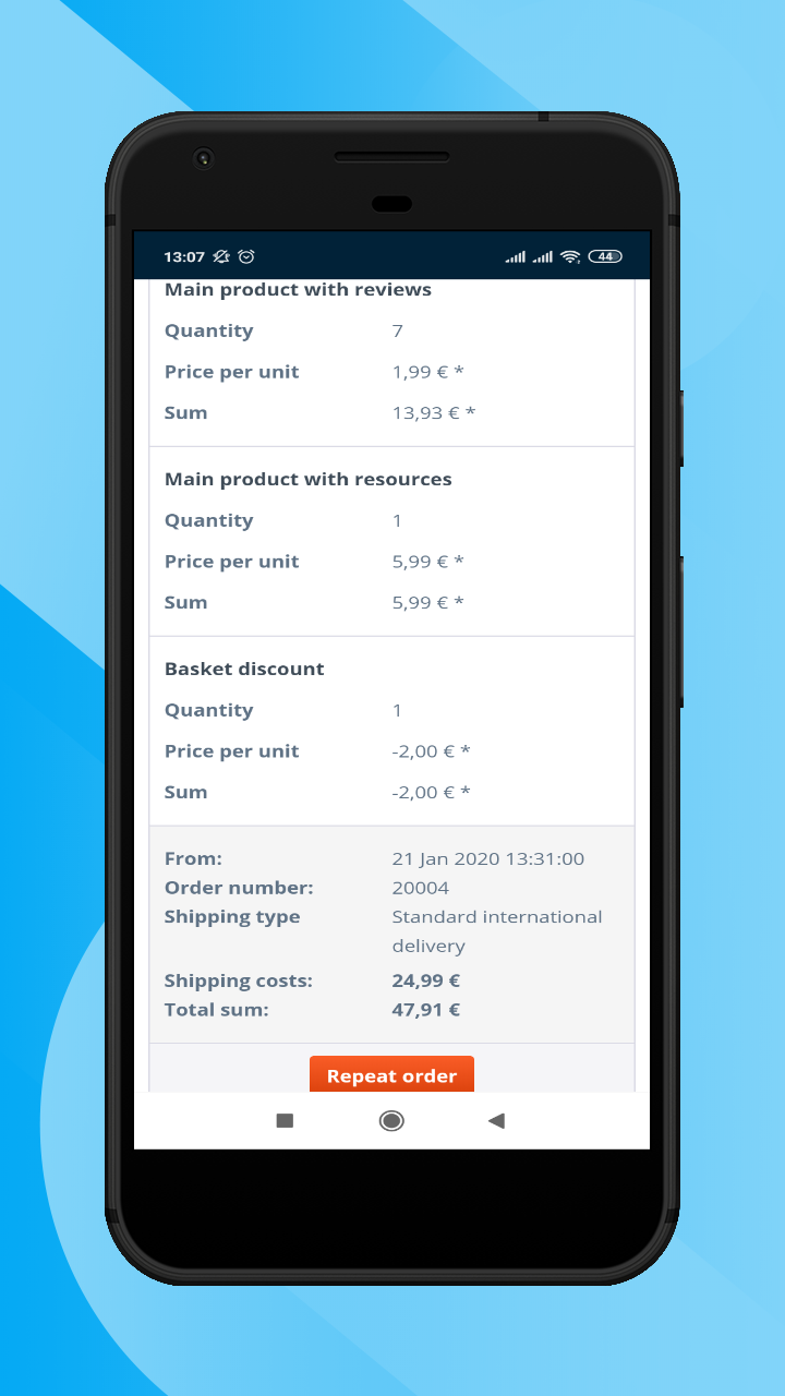 Shopware 5 Mobile App | Android/IOS Hybrid App