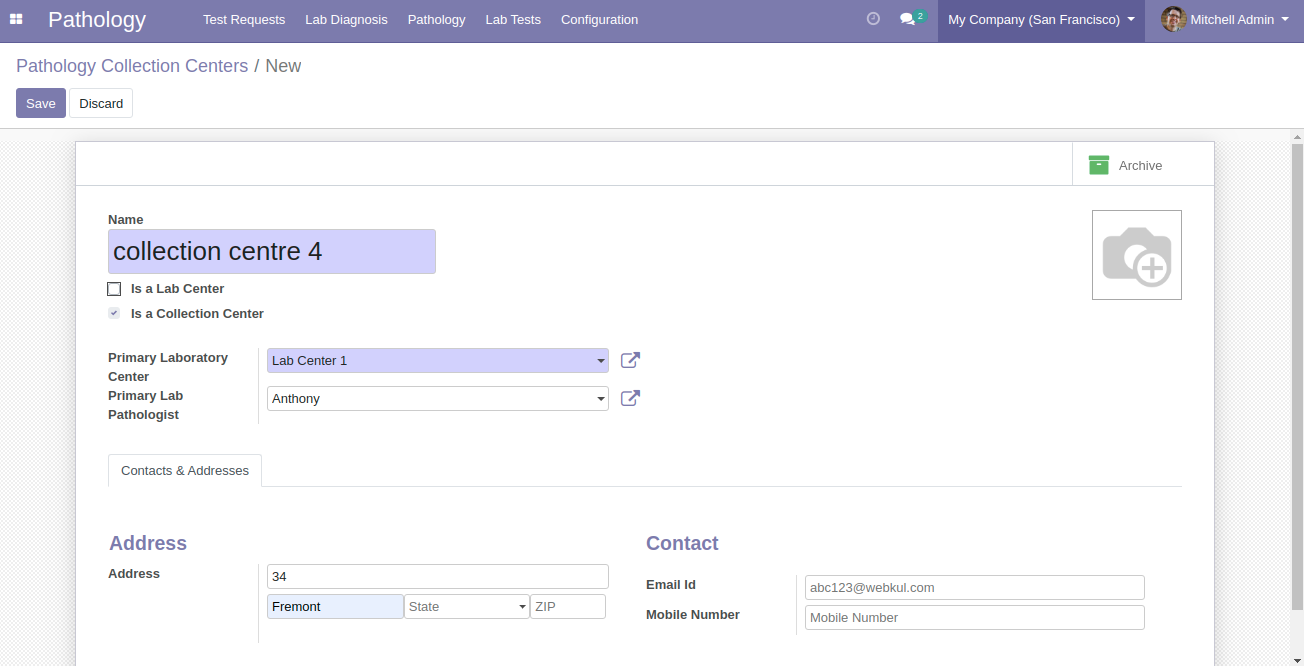 Odoo Pathology Lab Management System | Pathology Lab Mangement