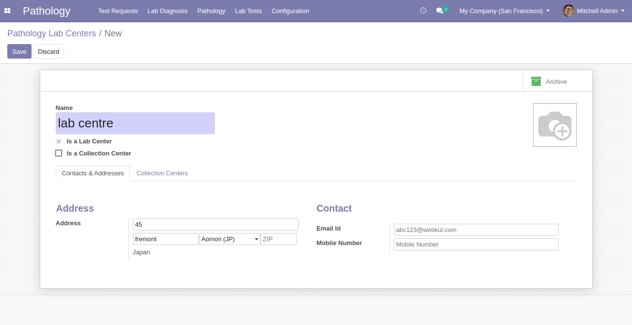 Odoo Pathology Lab Management System | Pathology Lab Mangement