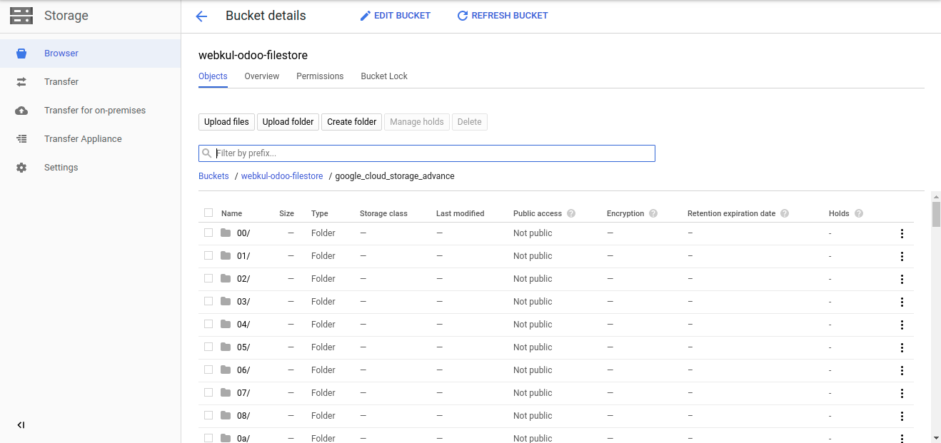 Odoo Google Cloud Storage | Google Cloud Storage in Odoo