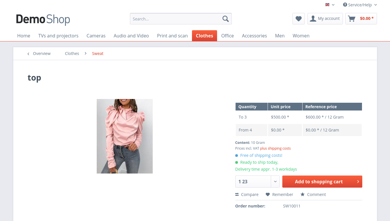How to Create New Product in Shopware 5 | Catalog Information