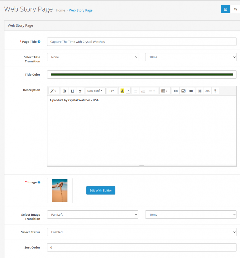 Web Stories Extension for OpenCart | OpenCart Web Story Builder