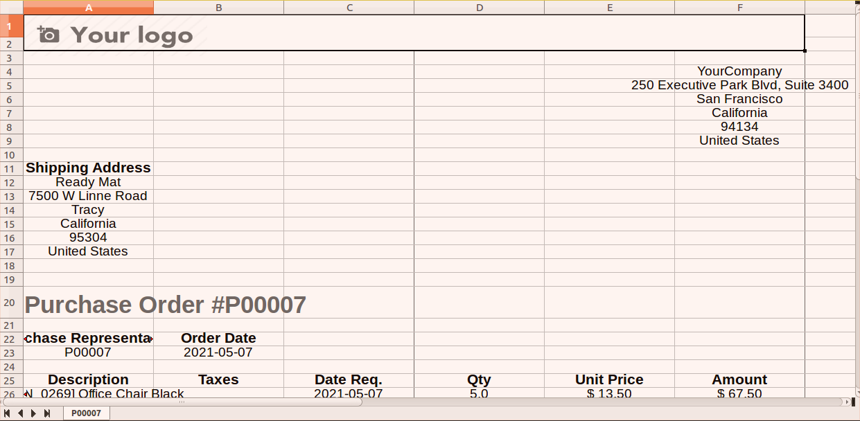 Complete guide for Odoo Purchase XLS Reports | Purchase reports in XLS
