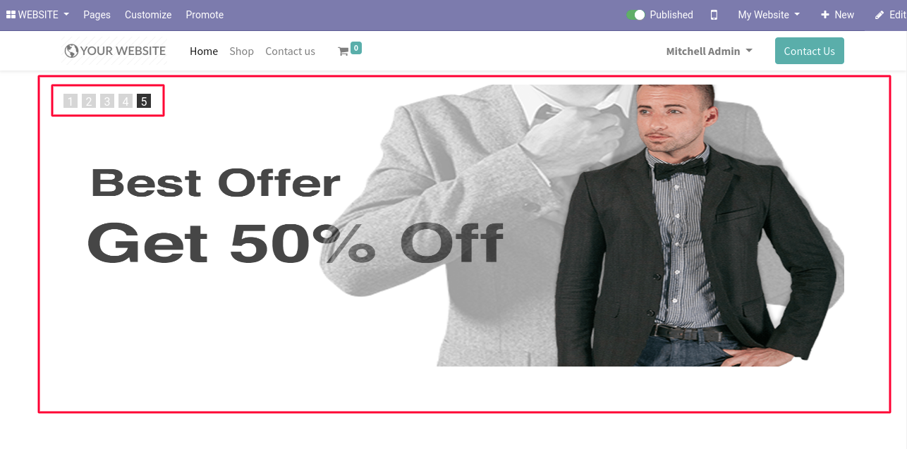 User Guide For Odoo Website Banner Slider
