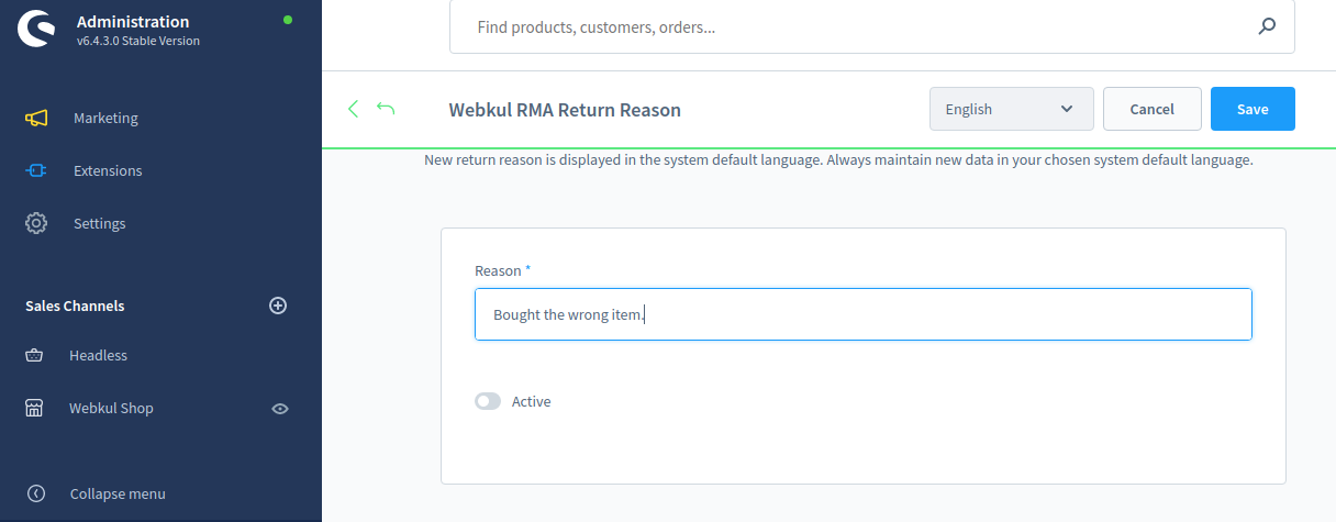 Shopware 6 Product Return RMA | Refund, Return, Exchange Item
