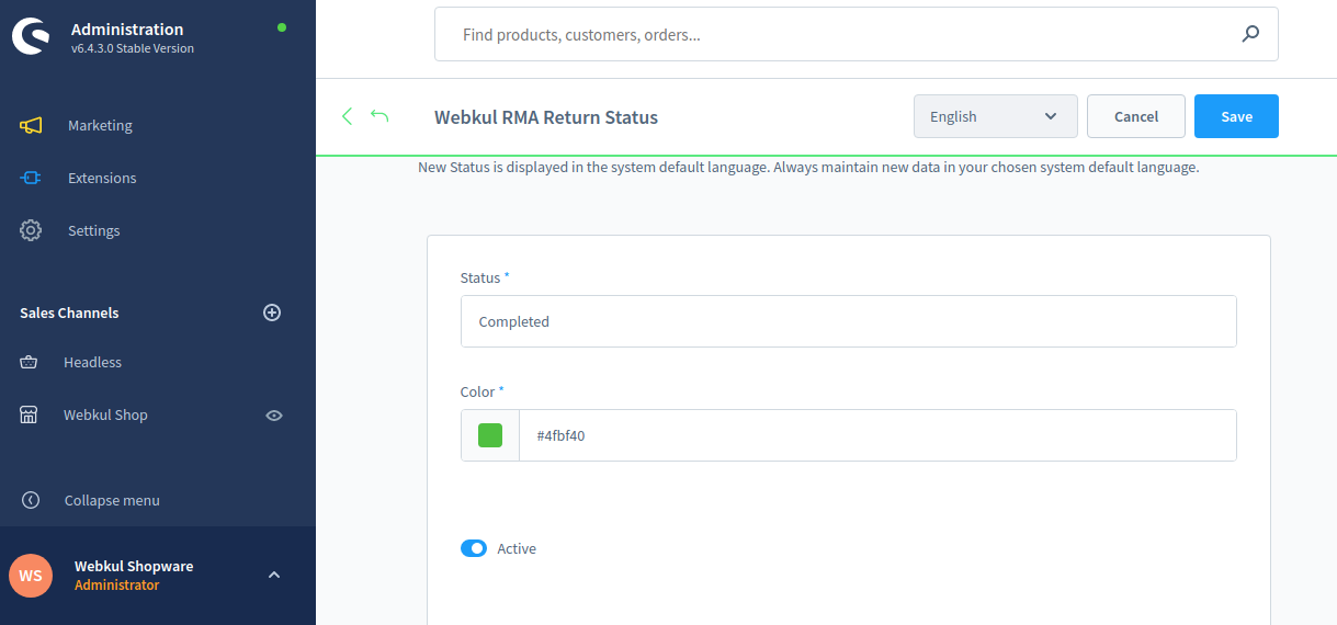 Shopware 6 Product Return RMA | Refund, Return, Exchange Item