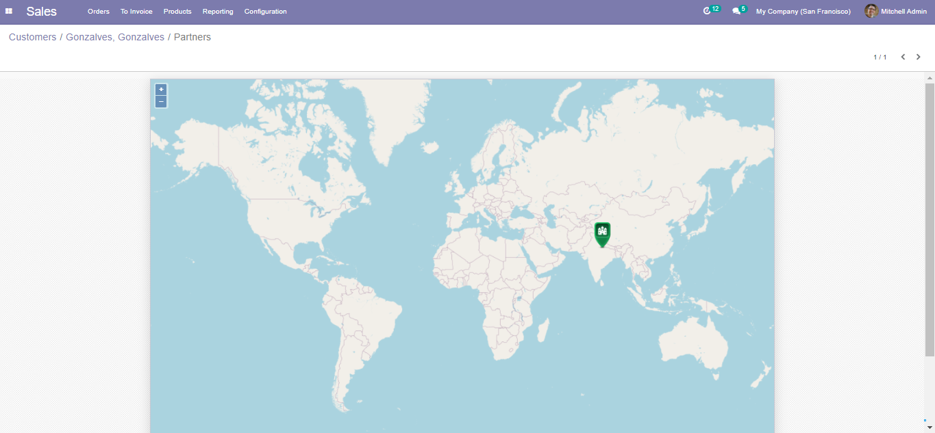 Complete Guide for Odoo Partner Map Integration | Map Integration