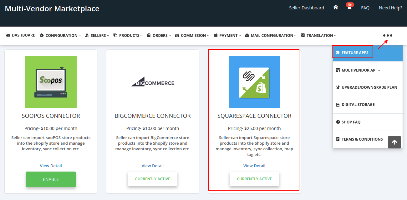 Guide To Squarespace Connector - Multi-vendor Marketplace for Shopify