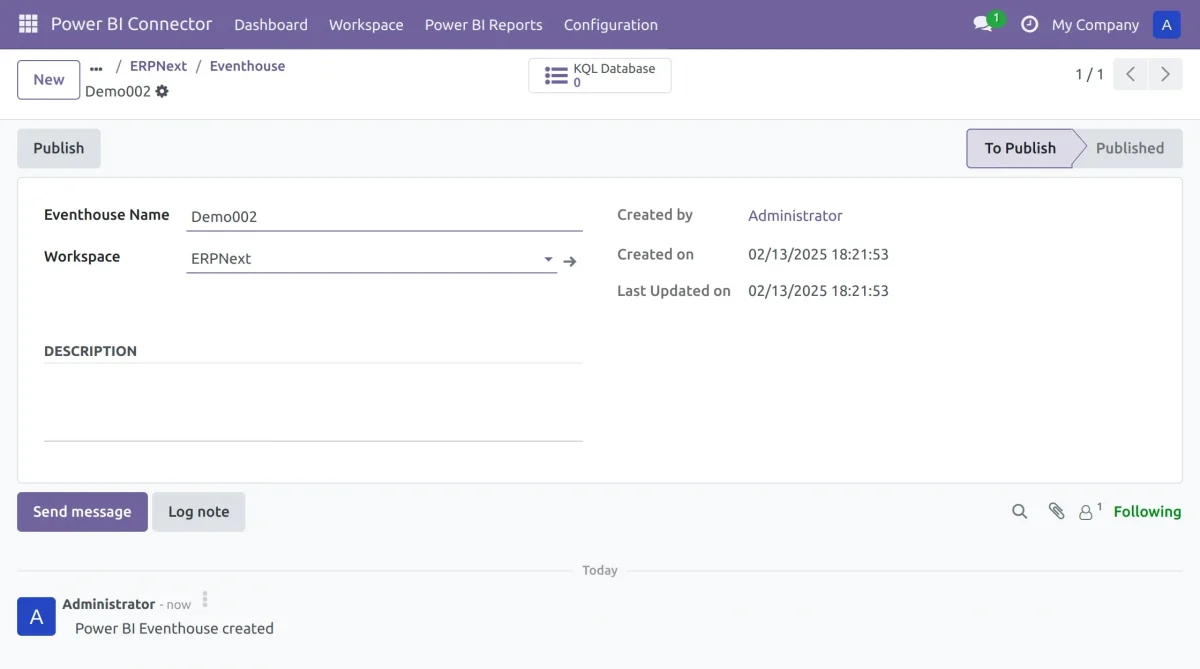 User Guide for Odoo Power BI Connector