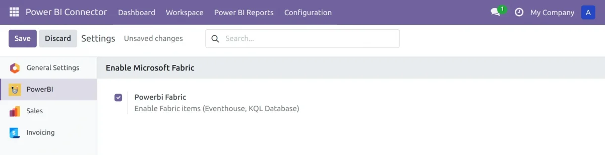 User Guide for Odoo Power BI Connector