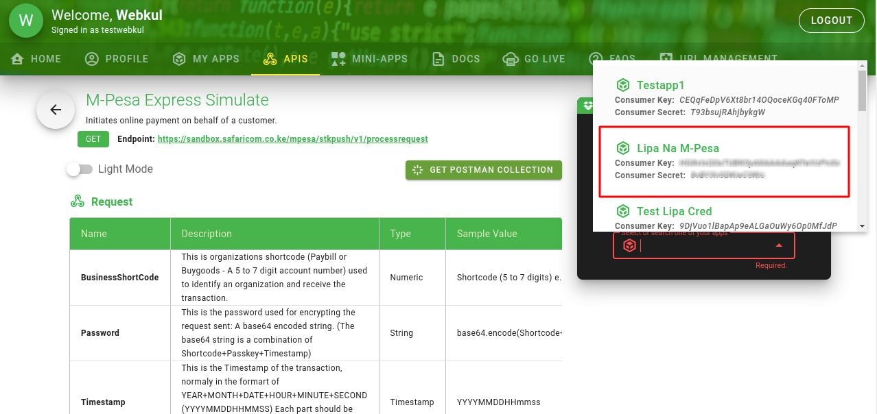Guide for CS-Cart M-Pesa Express Payment Gateway