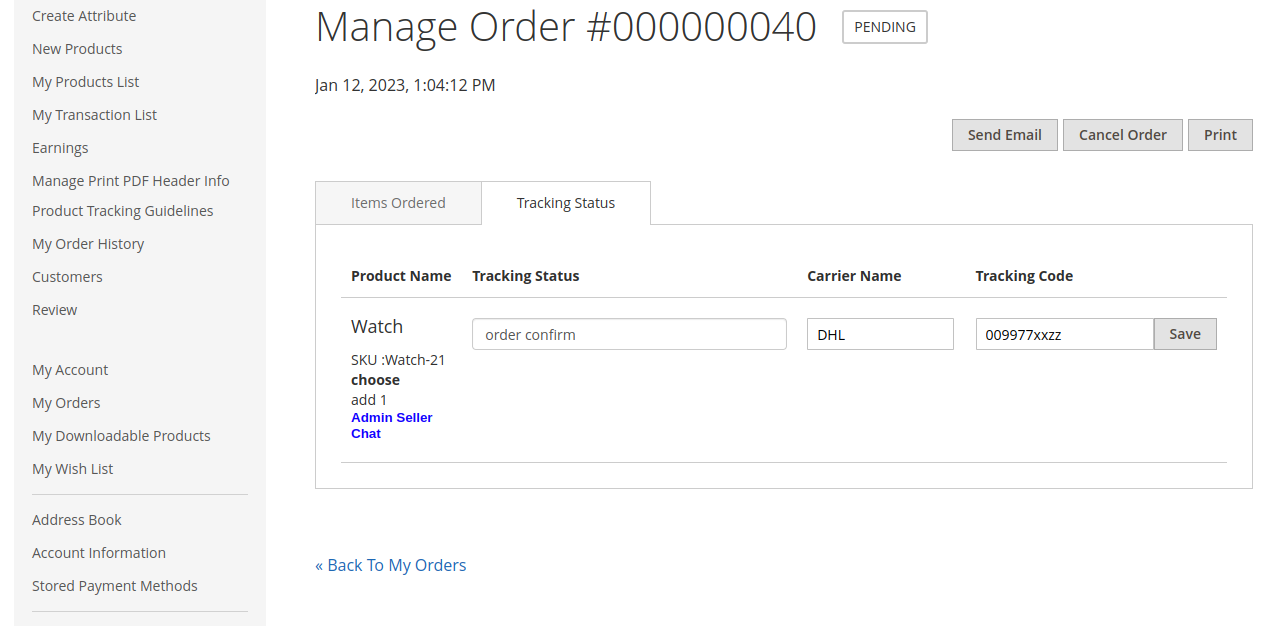 Magento 2 Multi Vendor Product Tracking Status - Webkul Blog