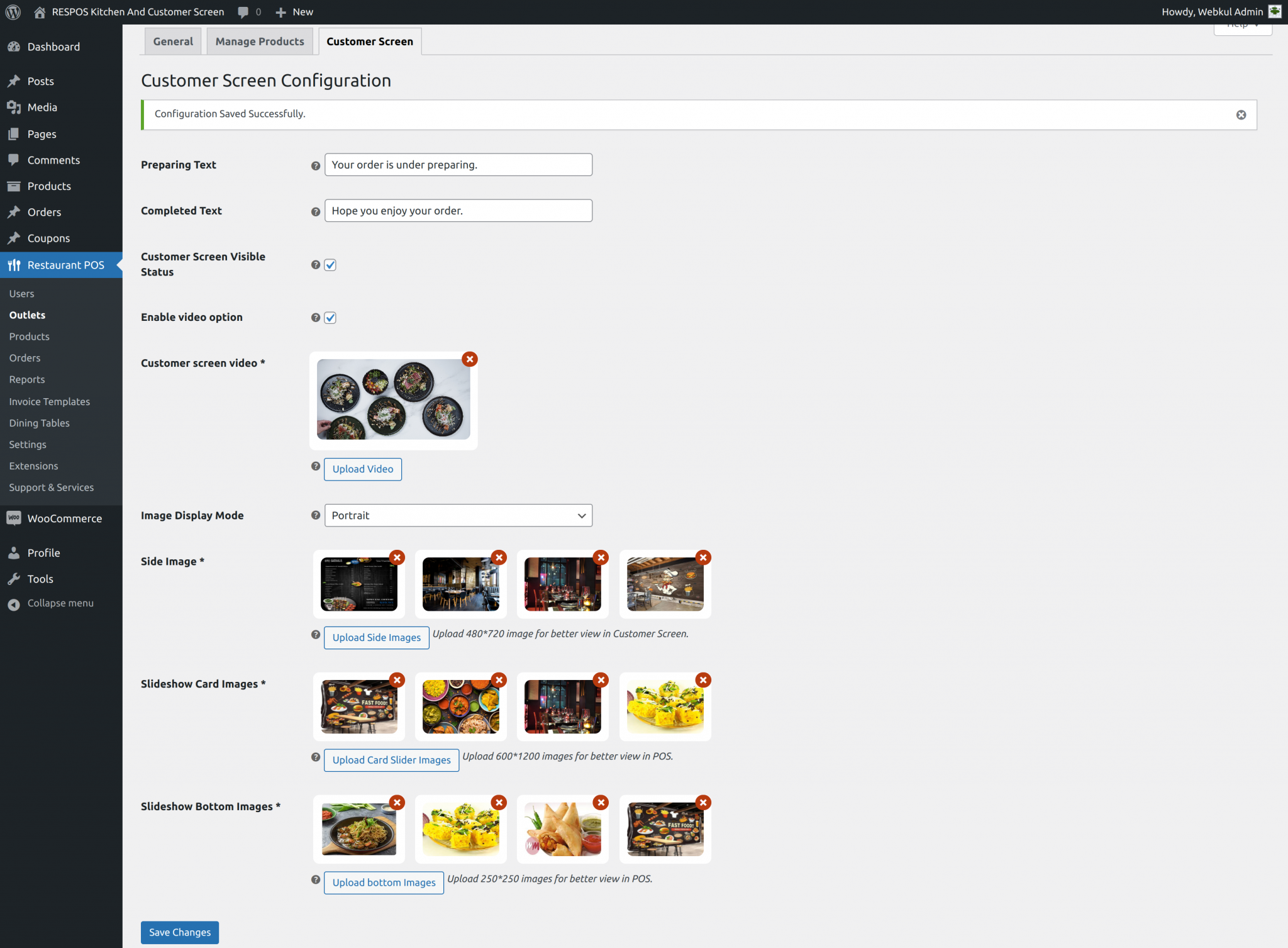 WooCommerce Restaurant Kitchen POS | Kitchen Display System