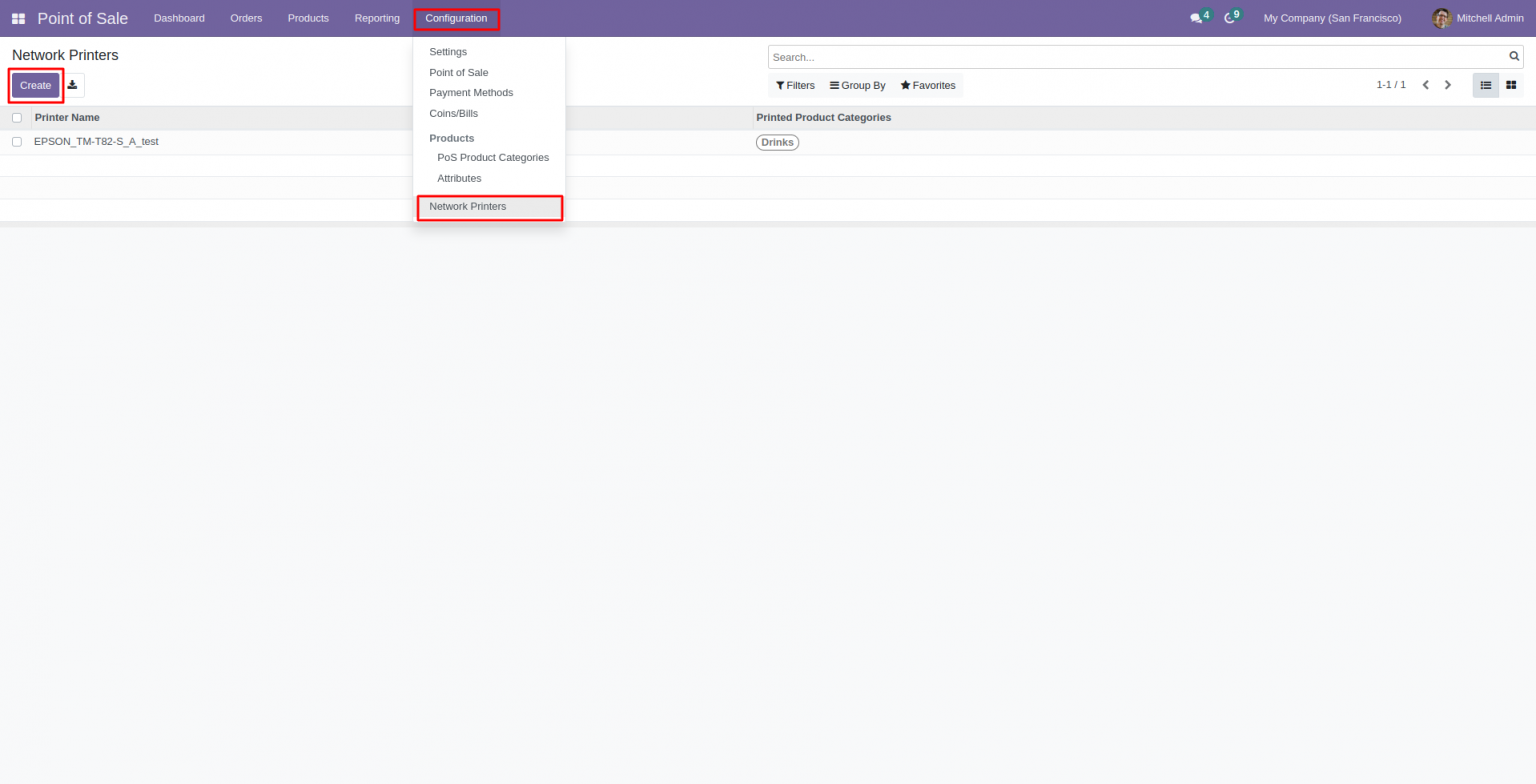 User Manual of Odoo POS Kitchen Network Printer - Webkul Blog