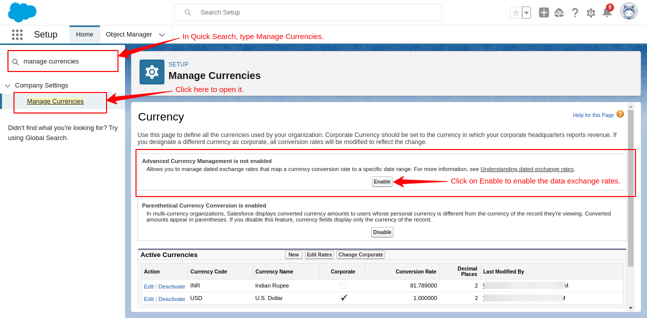 Salesforce Advanced Live Currency Converter -Changes currency