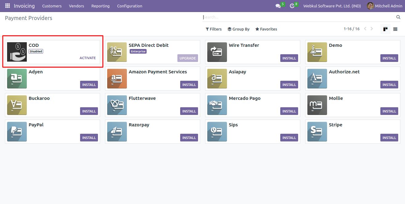Odoo Marketplace Cash On Delivery (COD) | Pay after delivery
