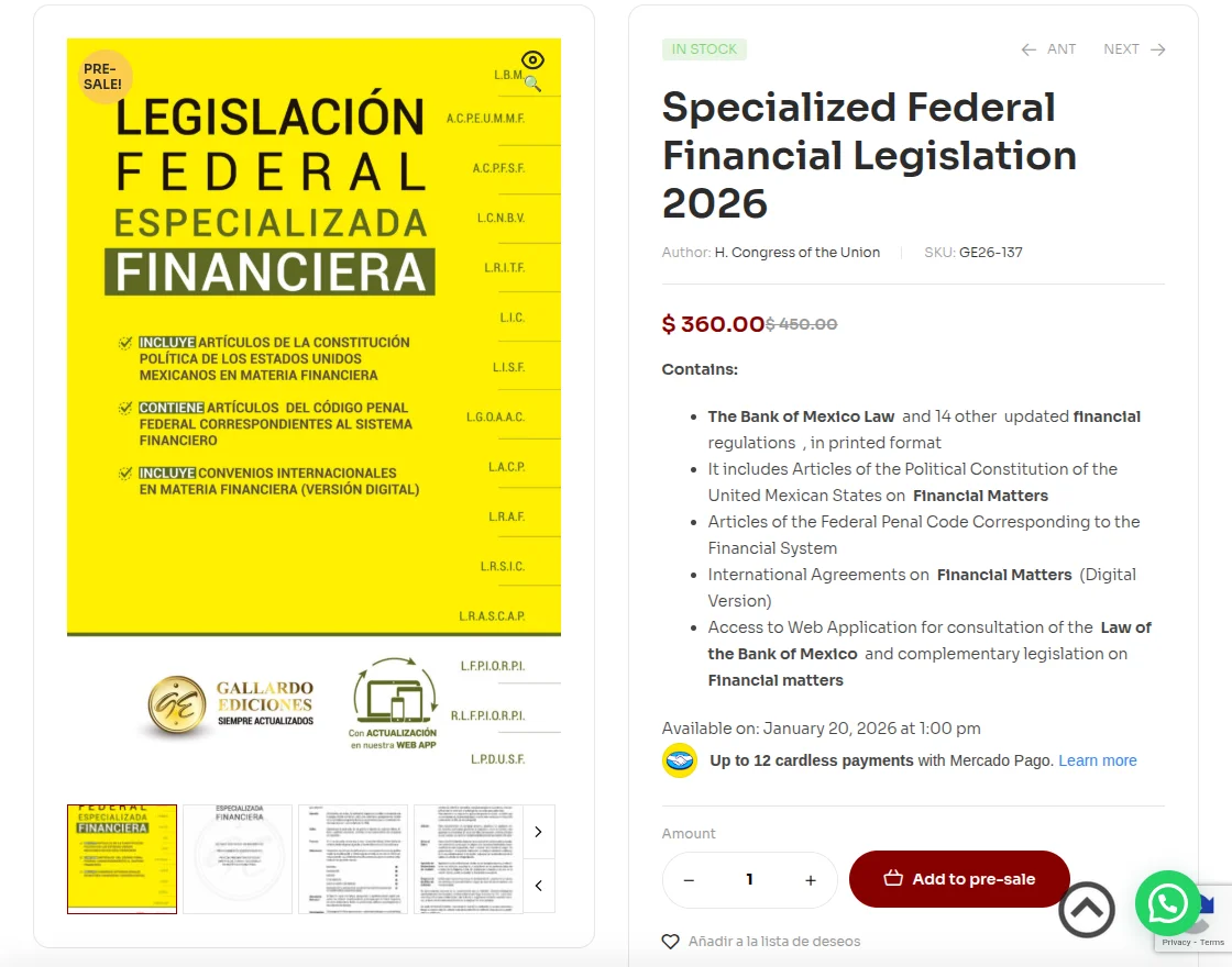 Gallardo Ediciones | Mexican Firm Uses WooCommerce Pre-Order